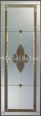 China triple glazing panel with brass caming supplier