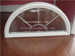 China triple glass panels with frames in doors supplier