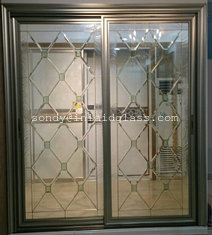 China decorative glass panels in French door/wooden door supplier