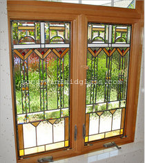 China stained Window Glass/decorative glass panel windows supplier