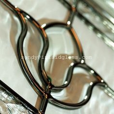 China decorative glass(black chrome) supplier
