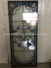 China patina caming decorative door glass 1” thickness supplier
