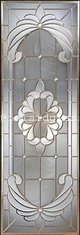 China chrome  caming decorative door glass 1&quot; supplier