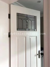 China New design patina came leaded glass door inserts with 7.5MM thickness supplier