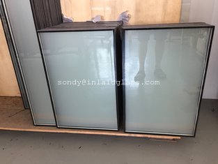 China Tempered  Insulated Glass with Acid Etched Glass on one side supplier