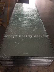 China clear baroque tempered glass  on  both side  of  insulated glass   thick 1&quot; supplier