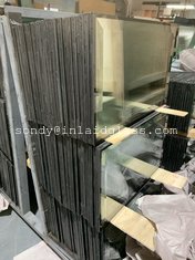 China 1/2&quot; thick Clear Insulated with 1 1/4&quot; Beveled Tempered glass for doors,double glazing glass supplier