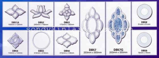 5MM clour glass bevel cluster supplier