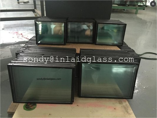 clear bevel ed tempered  insulated glass panel with 14MM thickness supplier