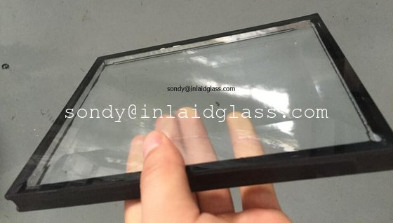 clear bevel ed tempered  insulated glass panel with 14MM thickness supplier