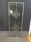 cabinet door decorative  glass of brass caming 2017new designs supplier